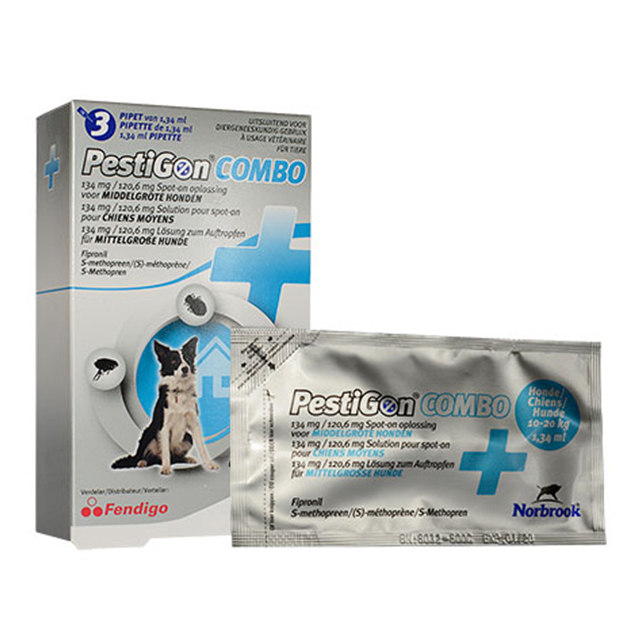 Pestigon Combo™ - Pipettes anti-puces, tiques et poux pour chiens ...